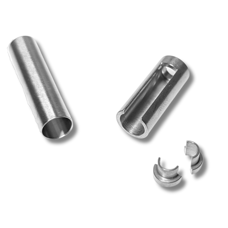GLOCK HARDEN STAINLESS STEEL FIRING PIN SLEEVE , SPRING CUPS & CHANNEL ...
